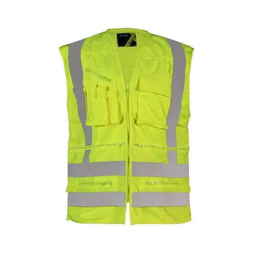 Chaleco Geólogo Cinta 360° Verde Flúor Activex – GreenSpace